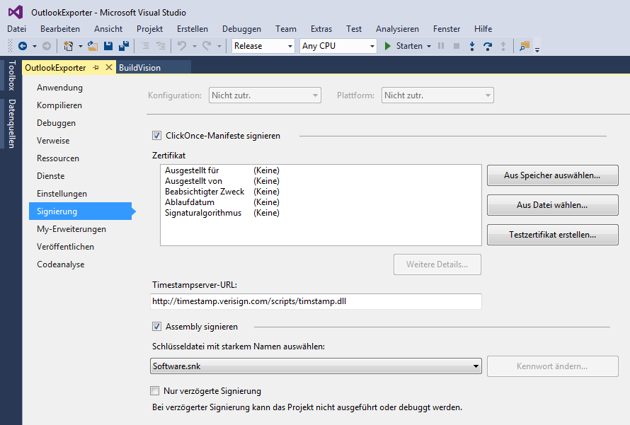 C Unable To Deploy Outlook Add In With Windows Installer Stack Overflow